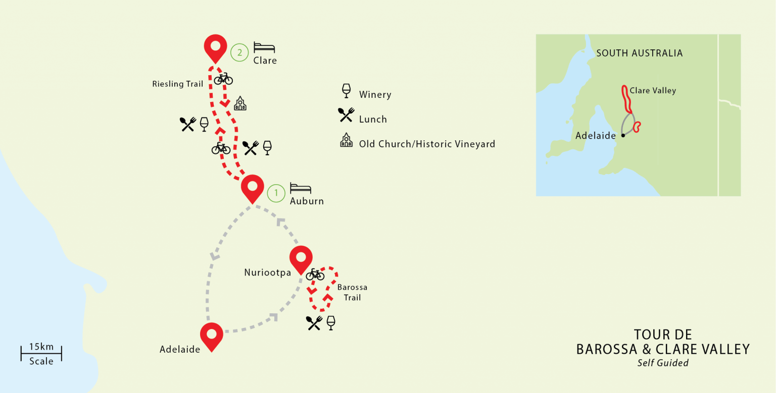 Cycling Tour Barossa & Clare Valley – Tour De Vines